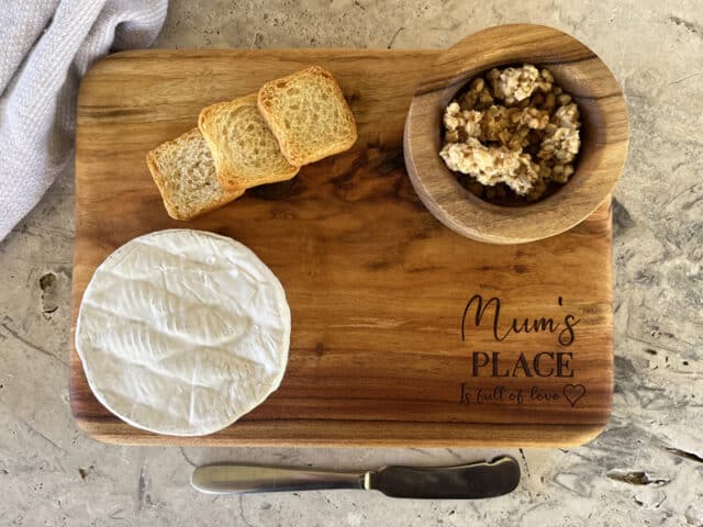 Small Square Cheese Board/Platter - Stonewood Collections